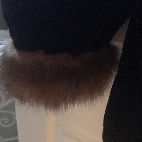 SAKOWITZ FURS | Jackets & Coats | Sakowitz Furs Black Shrd Mink W Sable ...
